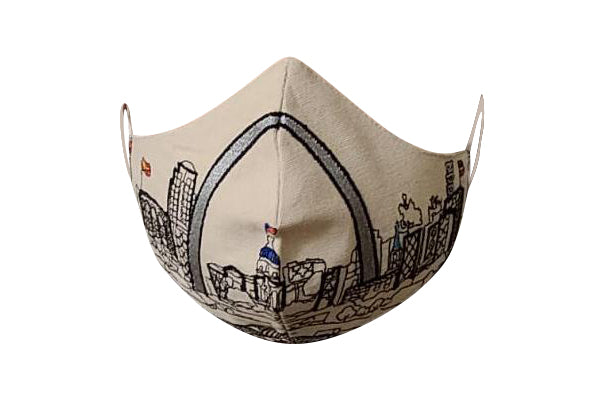 Embroidered Skyline Face Mask Collection – Beyond Cushions