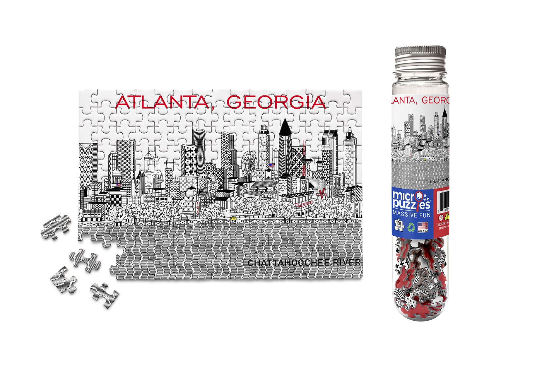 Atlanta Skyline Mini Puzzle – Beyond Cushions