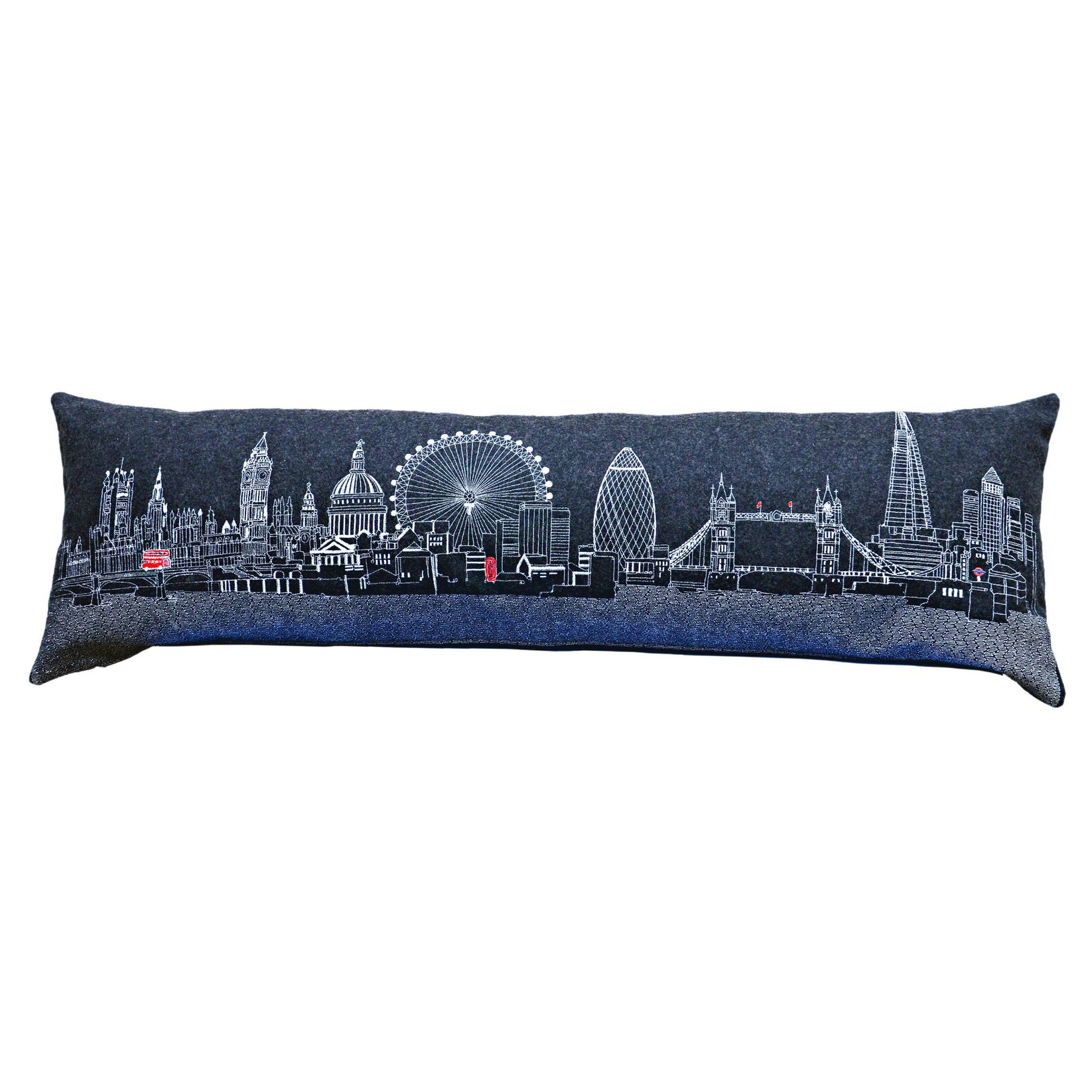 London Skyline Embroidered Pillow – Beyond Cushions
